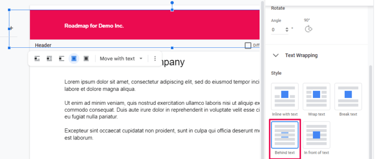How to Add and Stylize Header or Footer in Google Docs